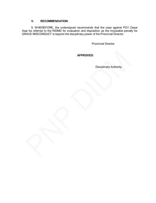 Pnp pre charge evaluation and summary hearing guide | PDF