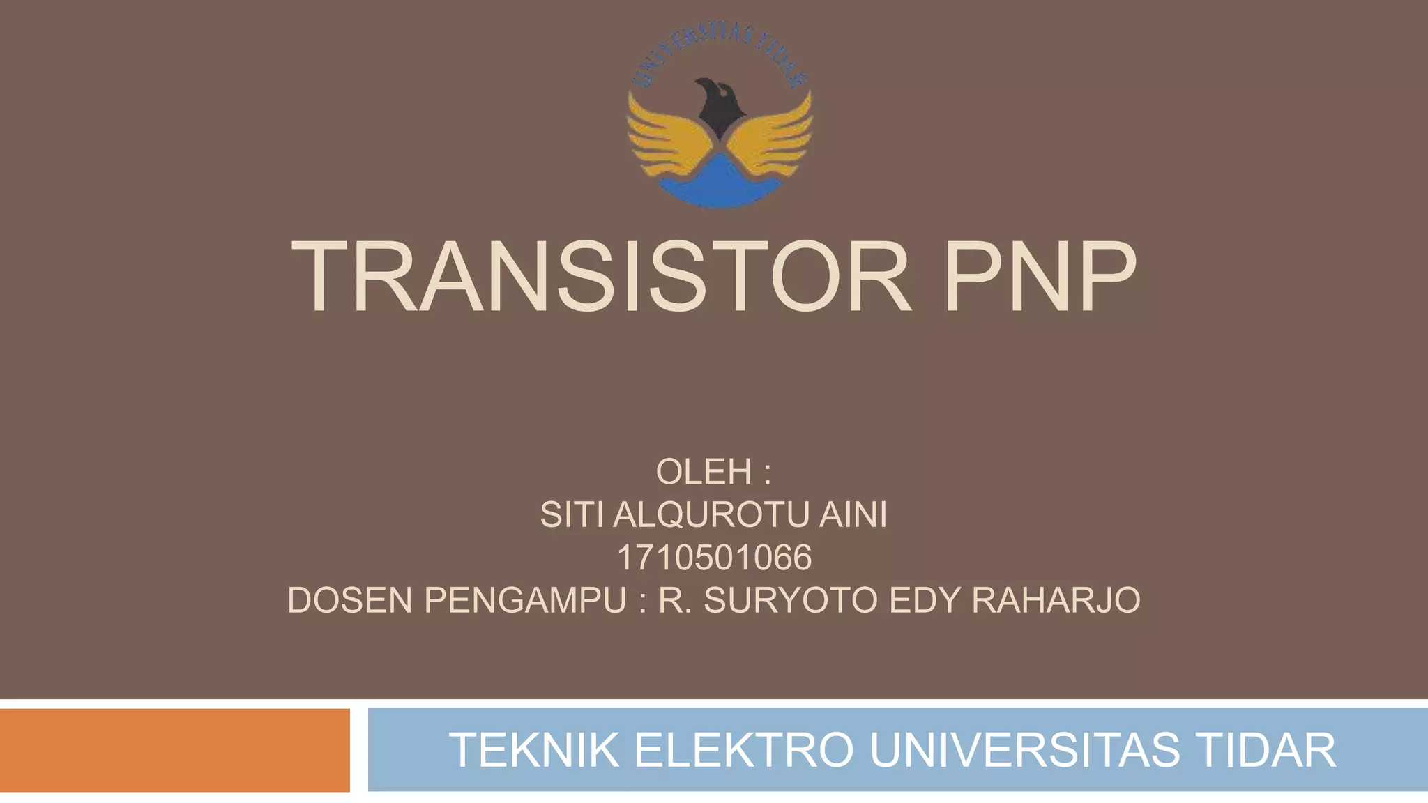 Pnp transistor | PPT