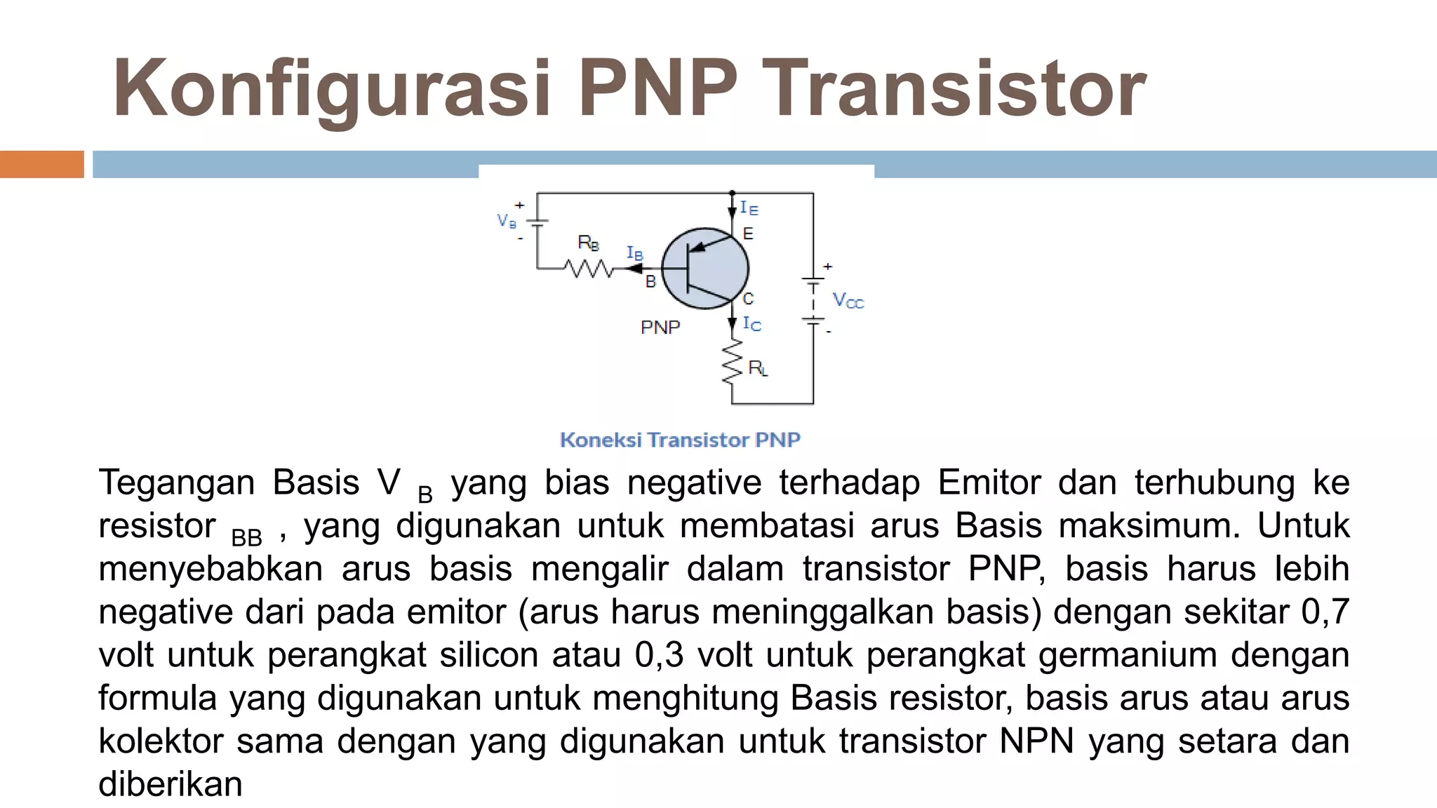 Pnp transistor | PPT