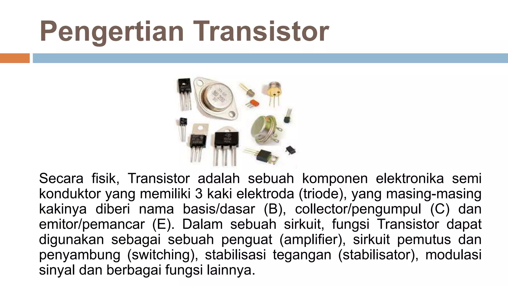 Pnp transistor | PPTX