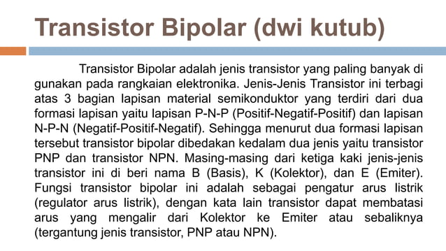 Pnp transistor | PPT