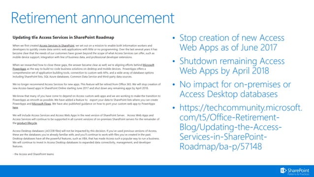PnP Webcast - Sharepoint Access App scanner | PPT