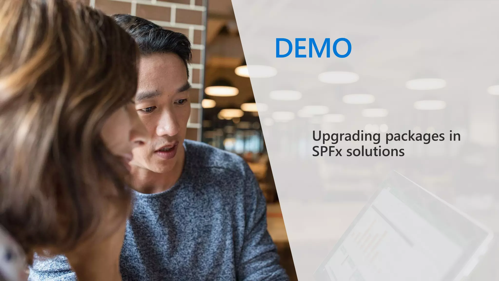 PnP Webcast - Upgrade packages in SharePoint Framework solutions | PPTX | Computer Software and ...