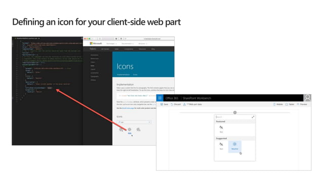 PnP Webcast - Defining an icon for client-side web part | PPT