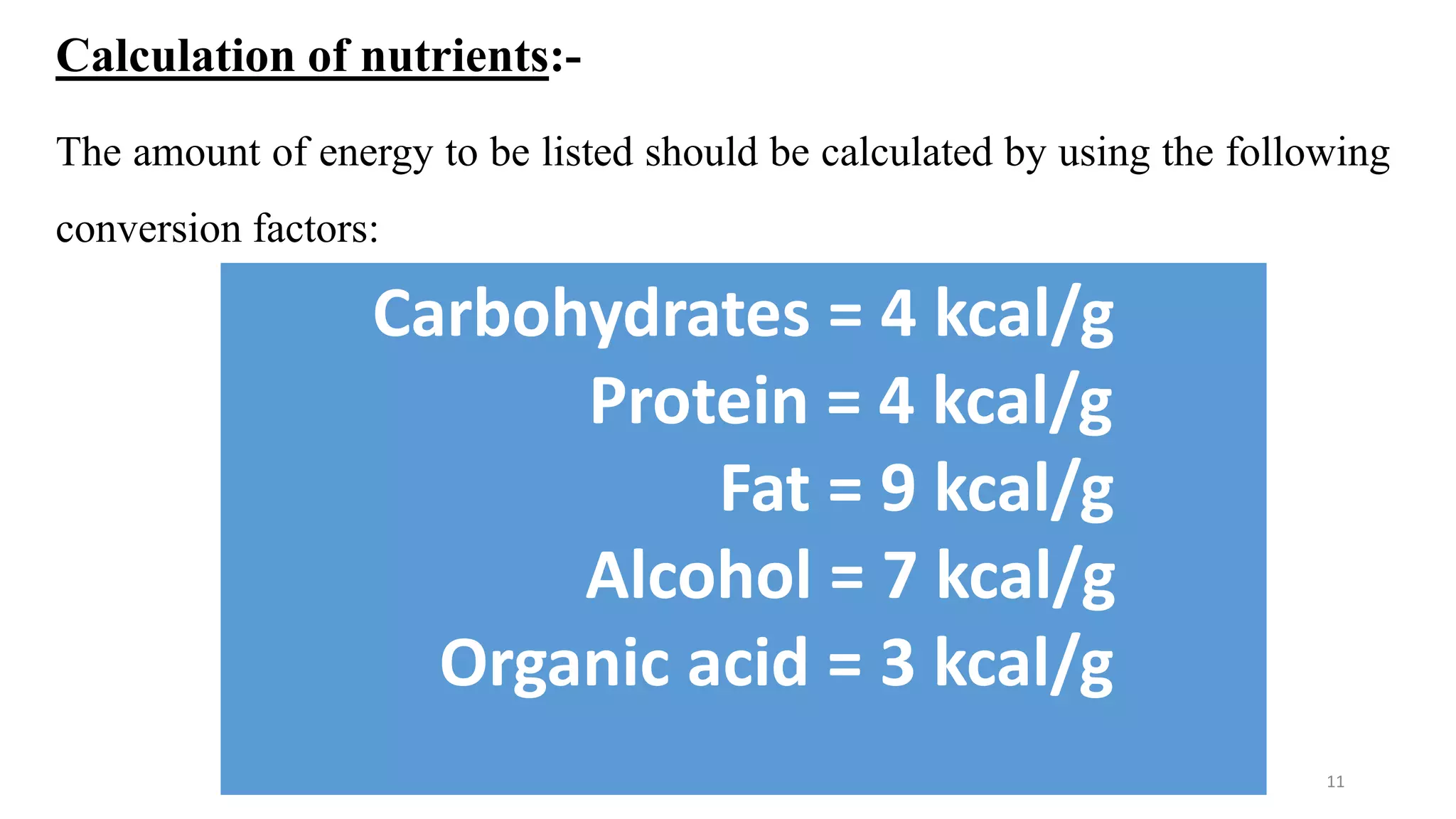 codex standard for nutrition and labelling | PDF