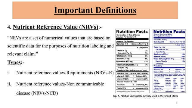 codex standard for nutrition and labelling | PDF | Healthy Cooking and ...
