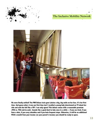 Lalaine Guanzon at Phil National Railwayr and LRT 2 ridng experience | PDF
