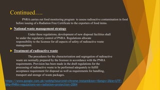 Pnra regulation on radiation protection 2004 | PPT