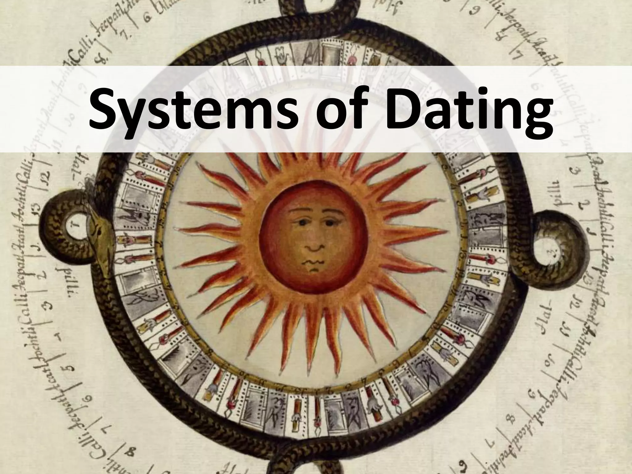 Systems of dating | PPTX