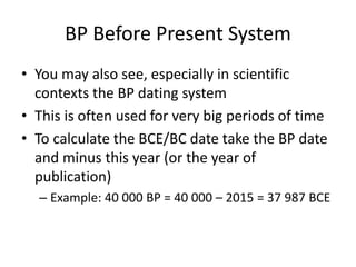 Systems of dating | PPTX