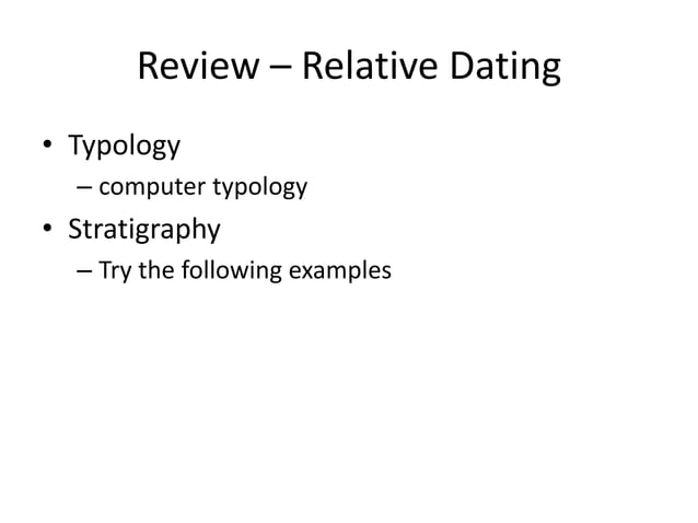 Systems of dating | PPTX