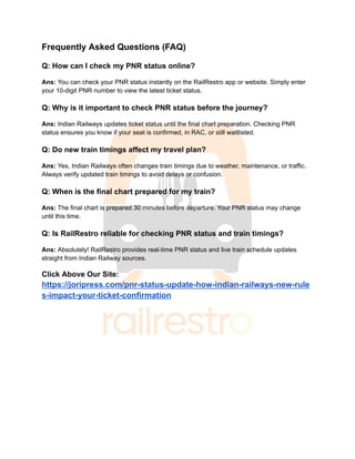 PNR Status Update_ How Indian Railways New Rules Impact Your Ticket Confirmation.pdf