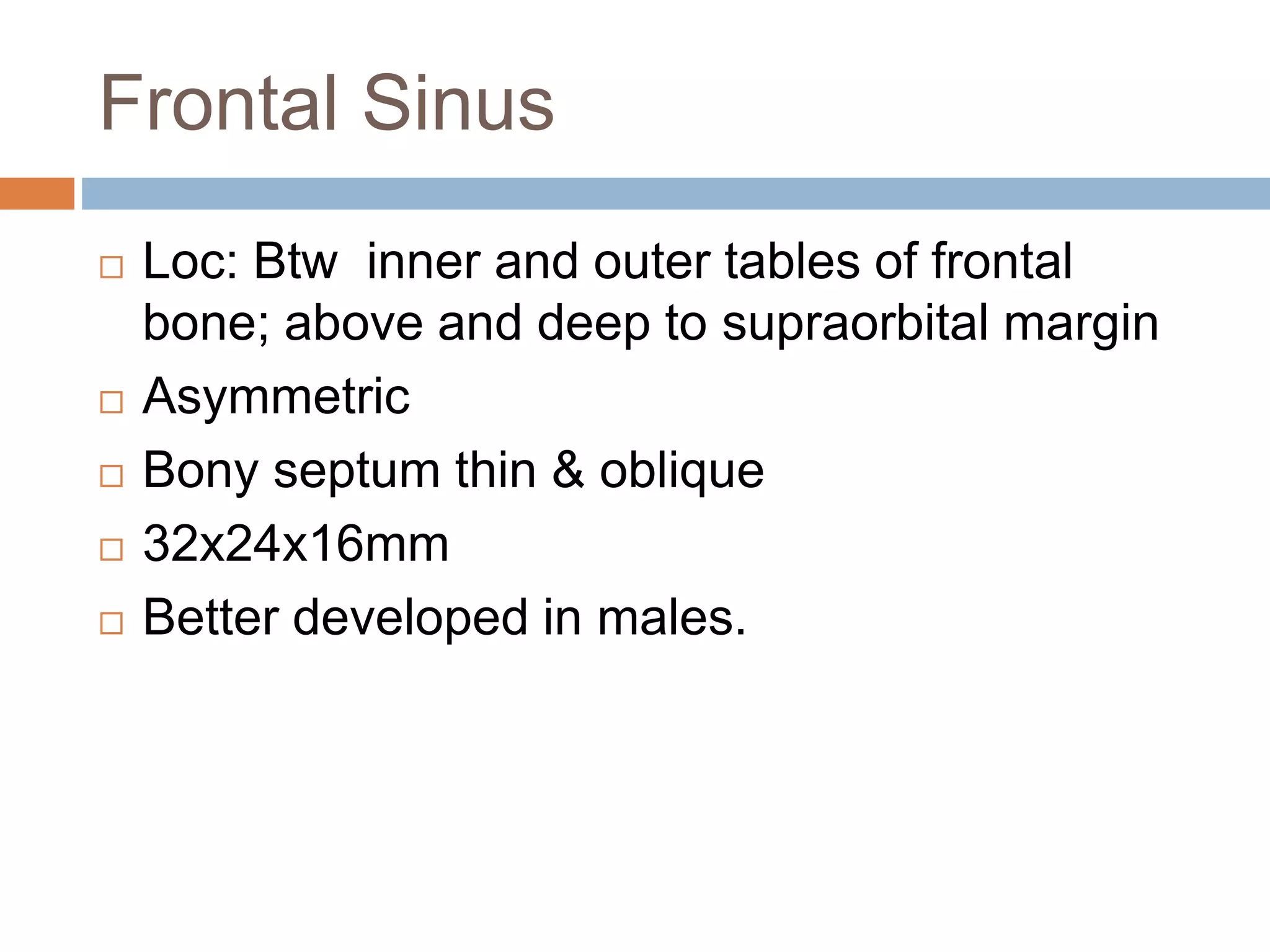 Anatomy of Paranasal Sinuses | PPTX