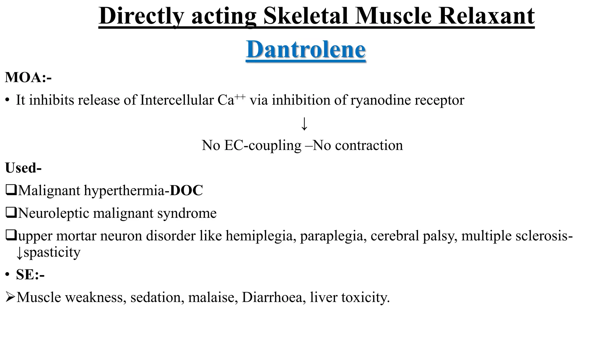 SKELETAL MUSCLE RELAXANTS | PPTX