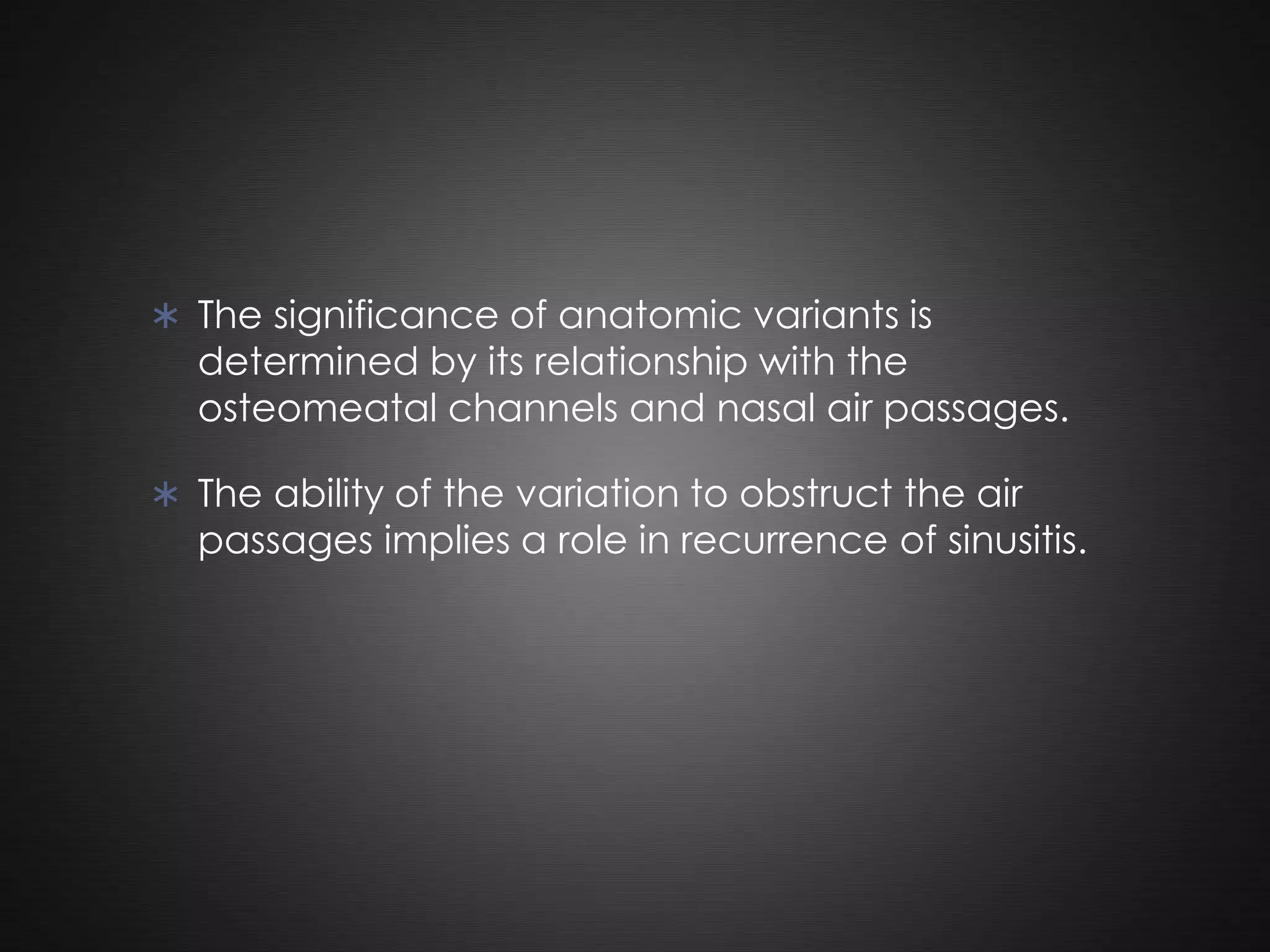 ANATOMICAL VARIANTS OF CT PNS | PPTX