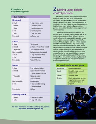 Dietary approach to weight loss | PDF | Weight Loss | Healthy Living