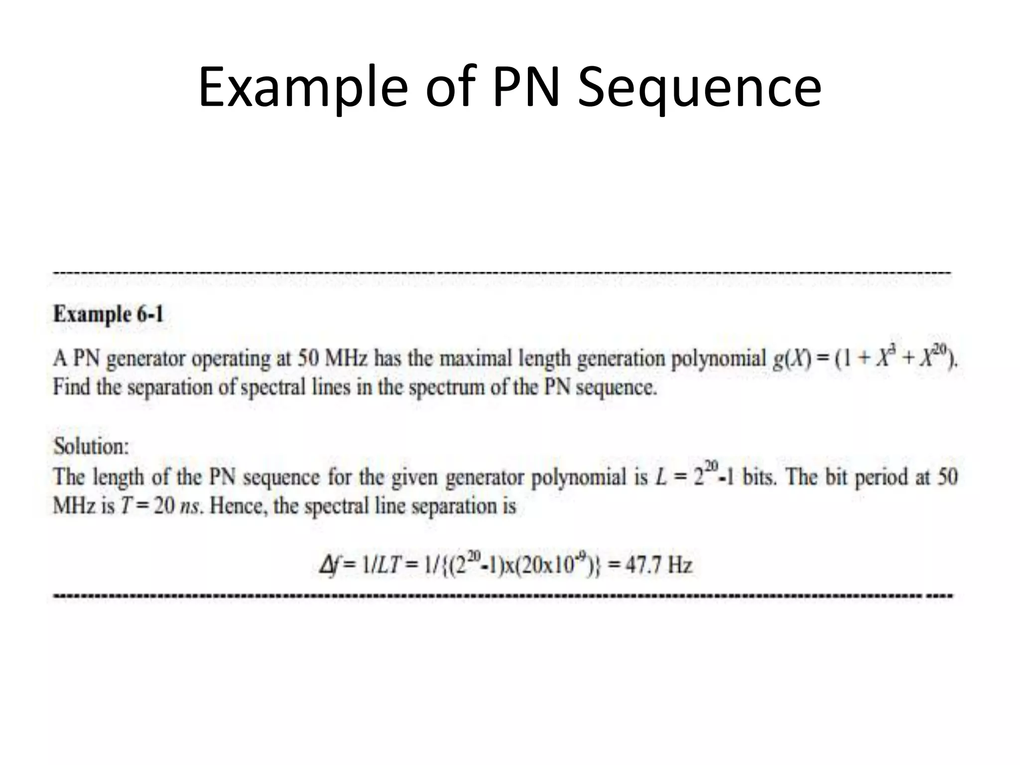 Pn sequence | PPTX