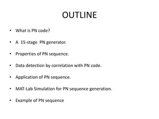 Pn sequence | PPTX