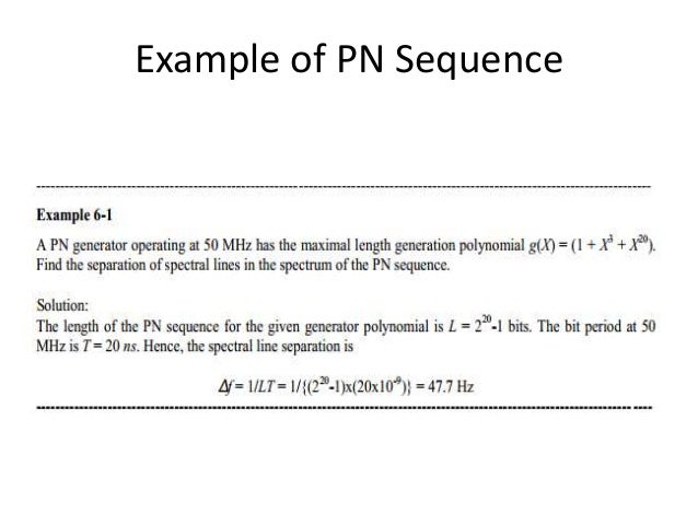 Pn sequence