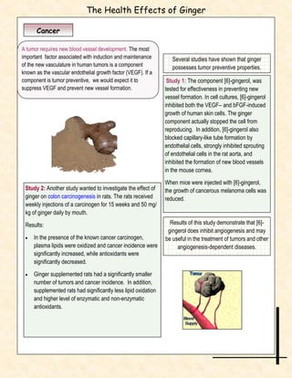 The health benefits of ginger | PDF