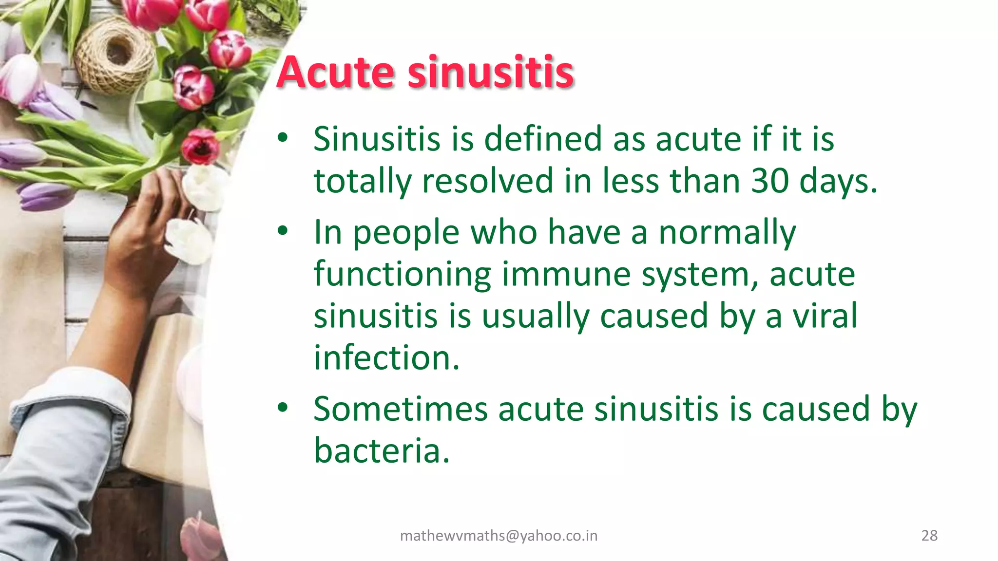 Nasal and Para nasal inflammatory disease PPT | PPTX