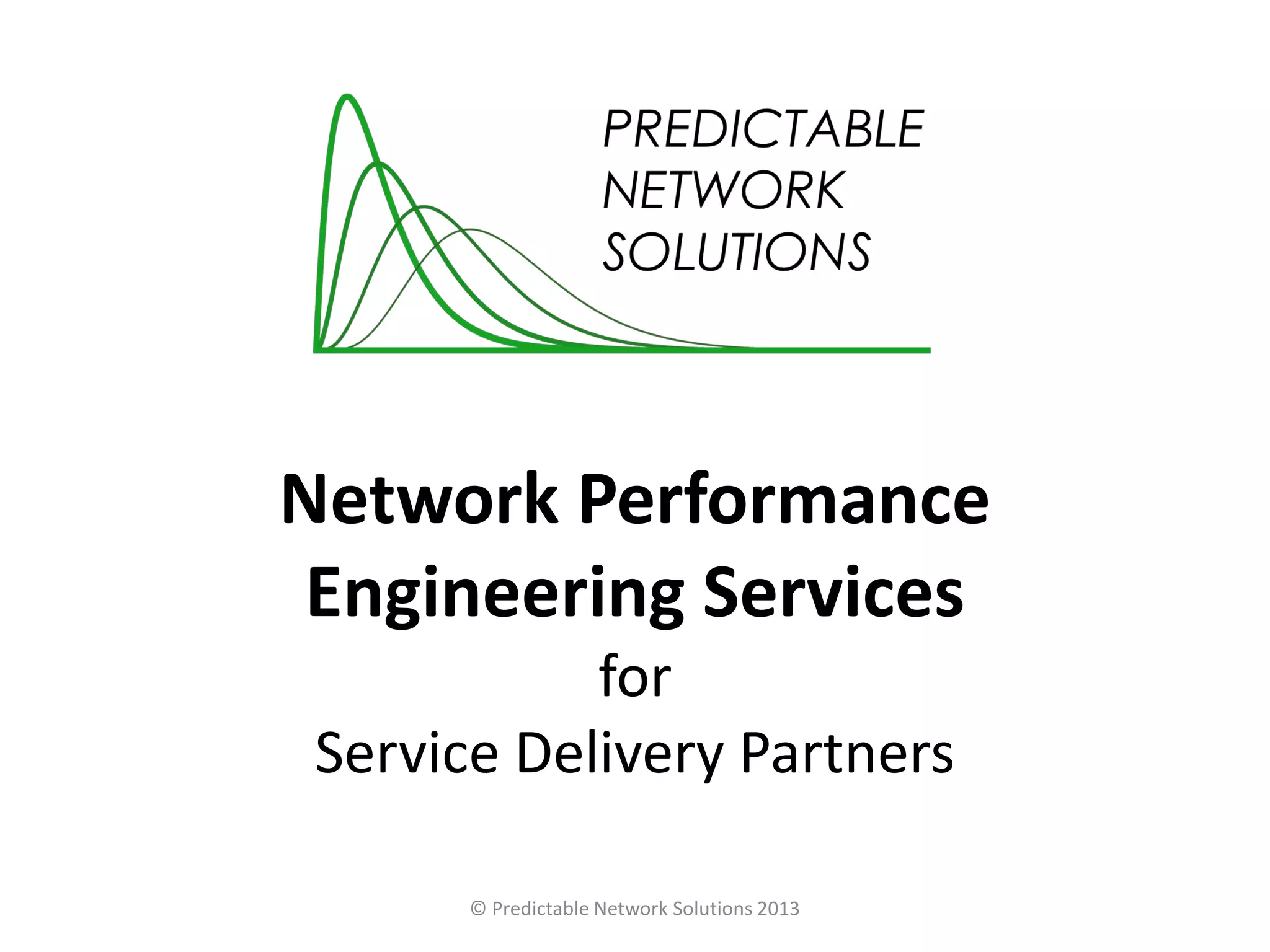 Network Performance Engineering Services | PPT