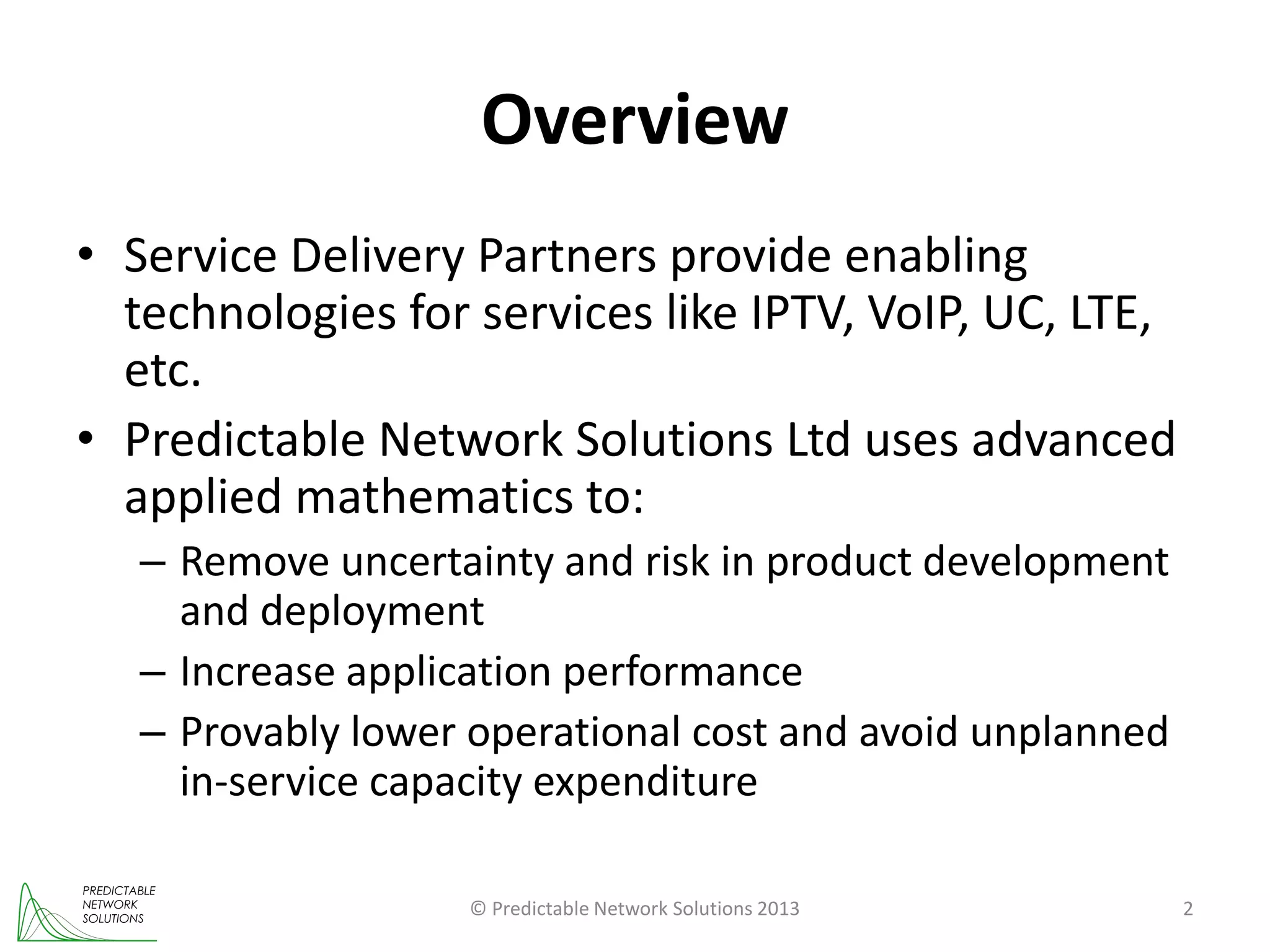 Network Performance Engineering Services | PPT