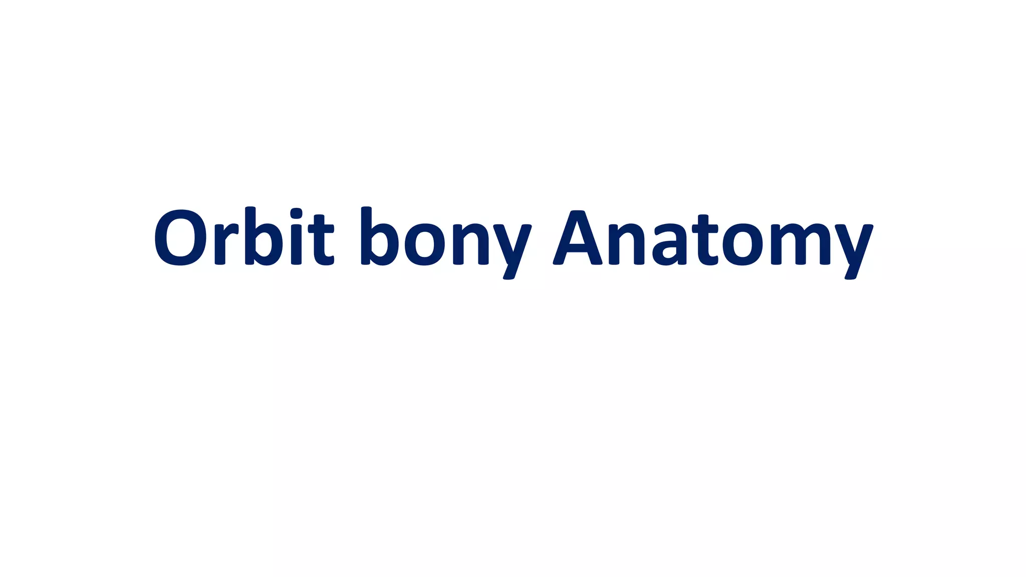 Anatomy and Xray of PNS and orbit | PPTX