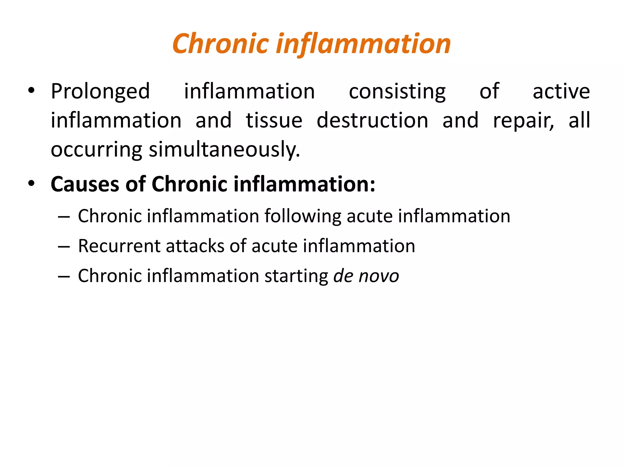 Pathophysiology inflammation and repair | PPTX