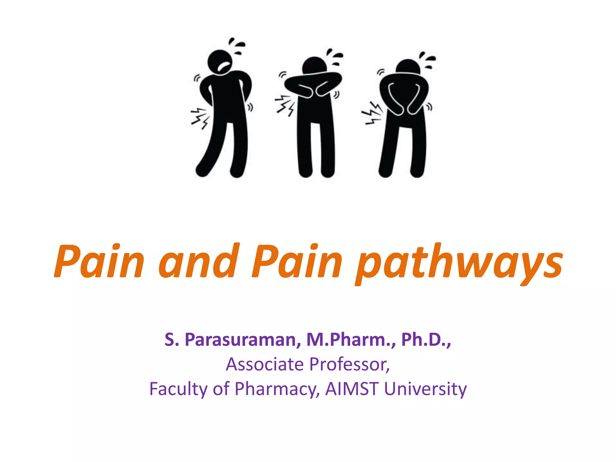 Pathophysiology pain and pain pathways | PPTX