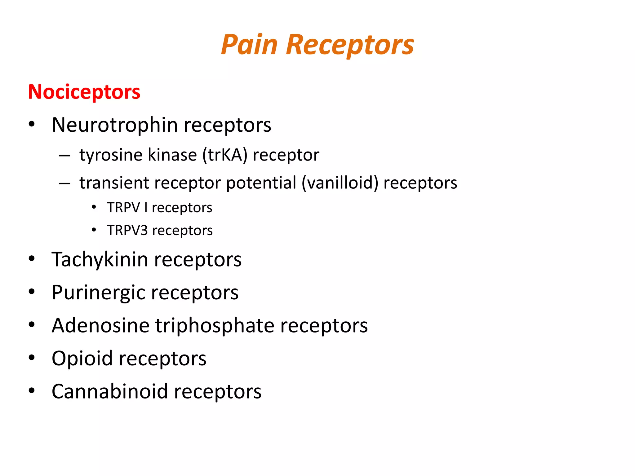 Pathophysiology pain and pain pathways | PPTX