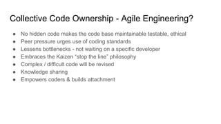 Technical Practices for Agile Engineering - PNSQC 2019 | PPT