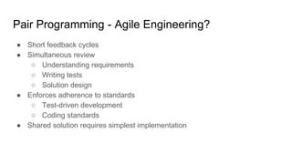 Technical Practices for Agile Engineering - PNSQC 2019 | PPT