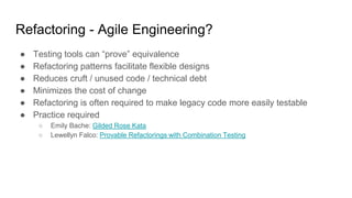 Technical Practices for Agile Engineering - PNSQC 2019 | PPT