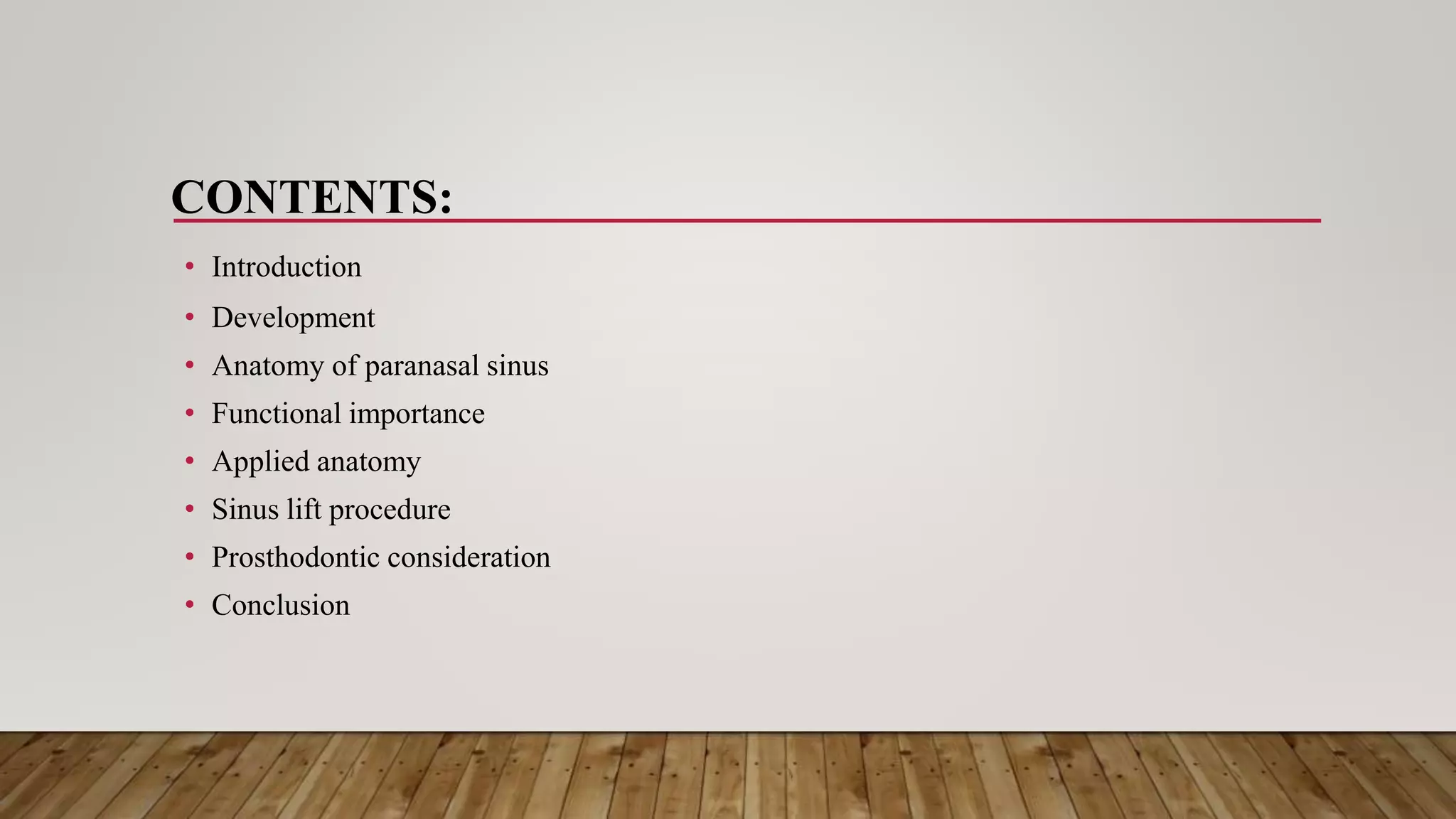 paranasal air sinuses | PPTX