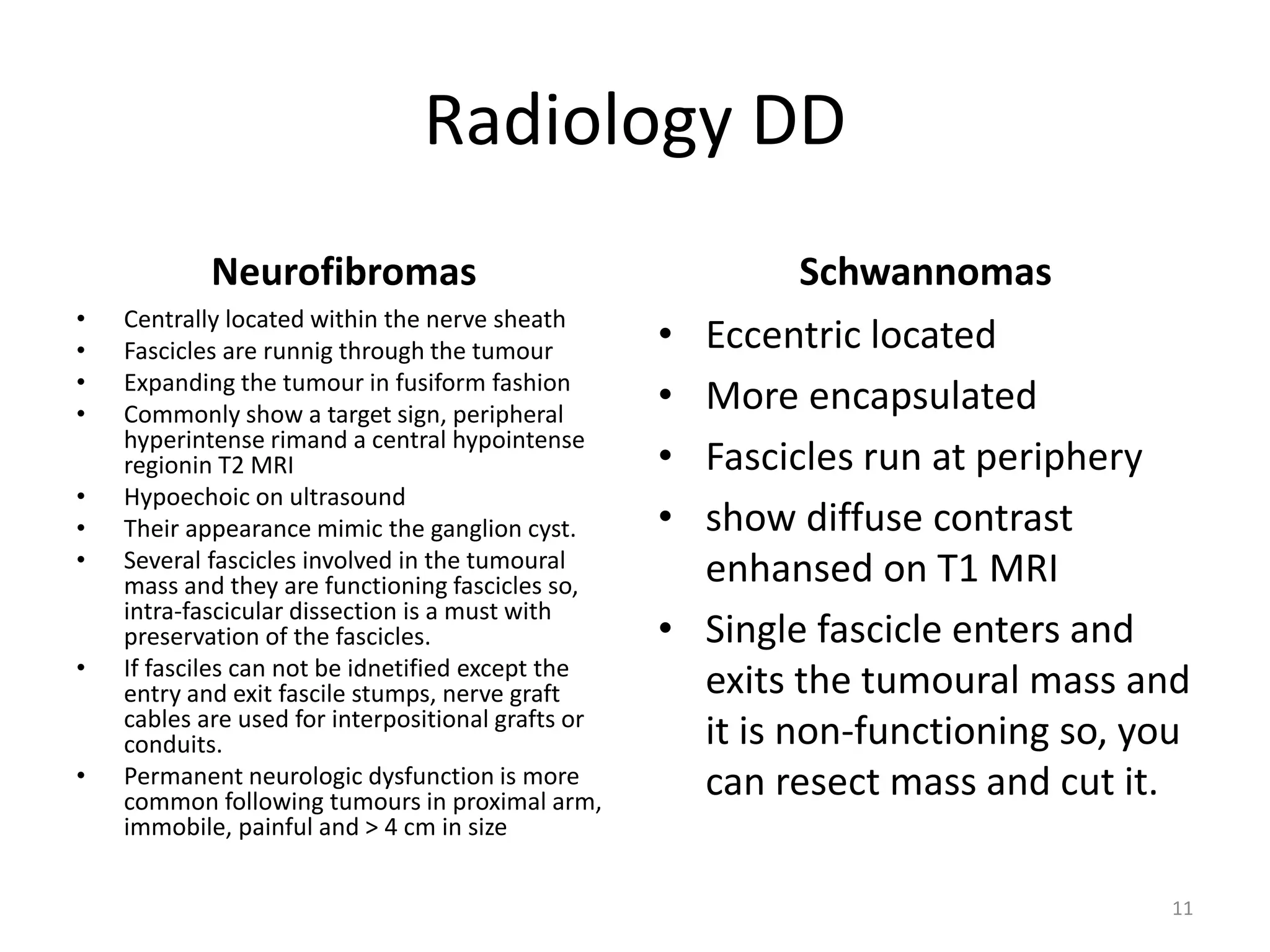 Peripheral Nerve Sheath Tumours types and management | PDF