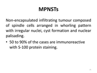 Peripheral Nerve Sheath Tumours types and management | PDF
