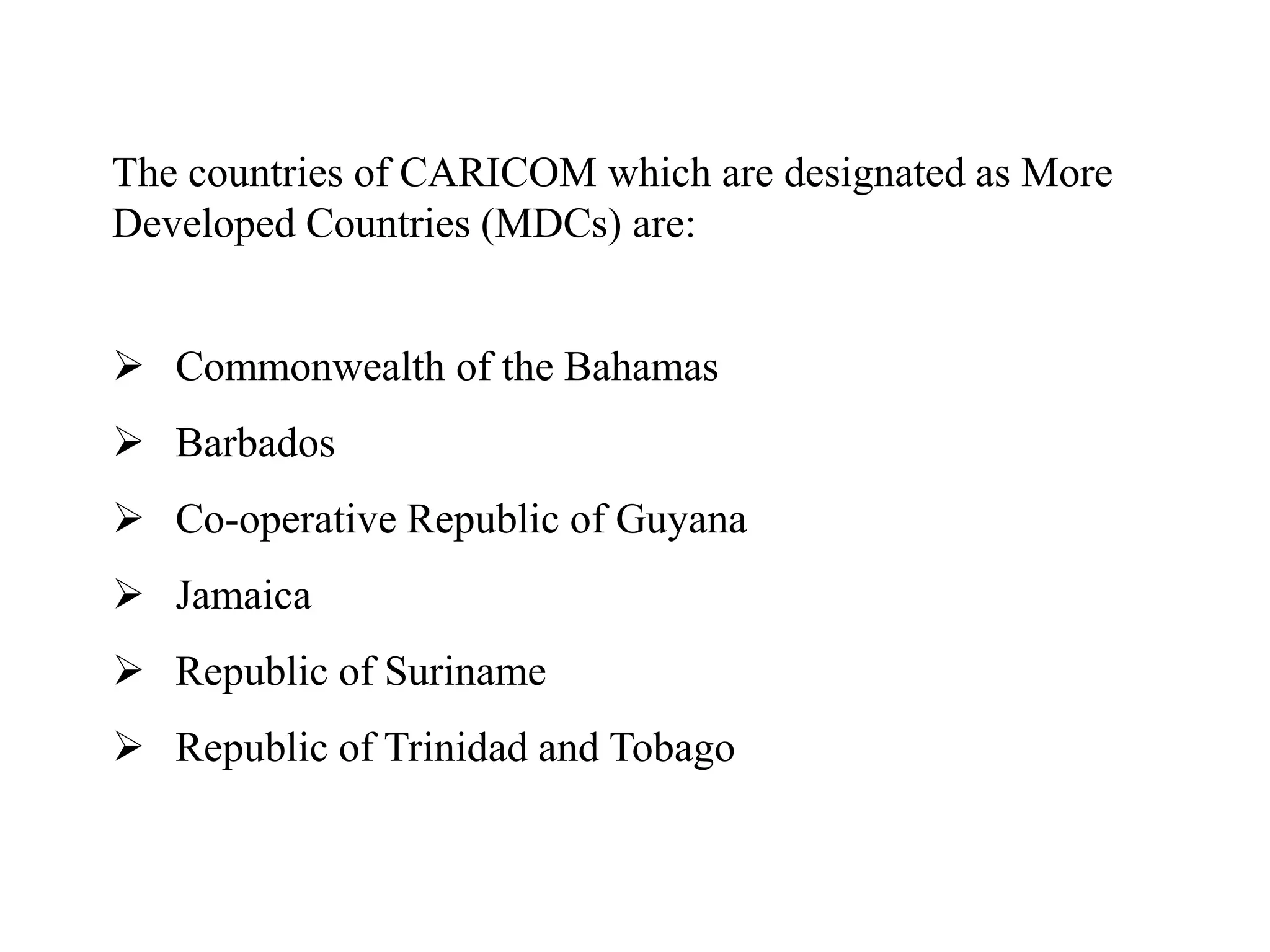 CARICOM - Caribbean Community | PPTX