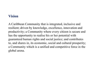 CARICOM - Caribbean Community | PPTX