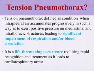 Pnuemothorax- peri-operative case | PPTX