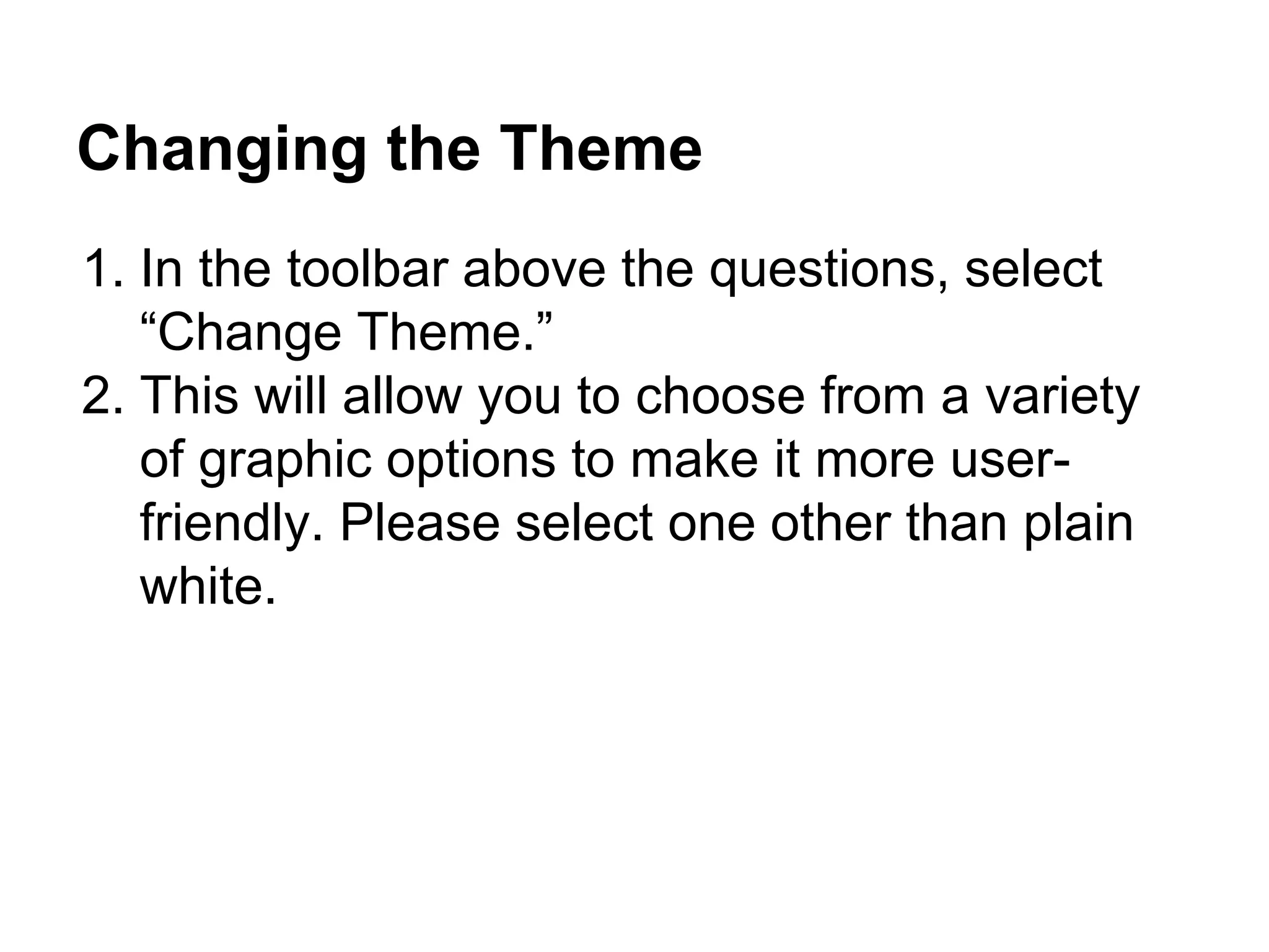 Google Forms Basics | PPT