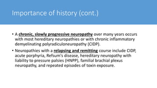 Examination of peripheral neuropathy | PPTX