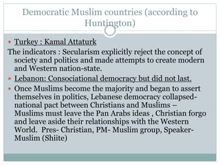 C13 - Islam, Political Culture and Democracy | PPTX
