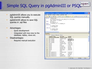 ]project-open[ Reporting & Indicators Options | PPT