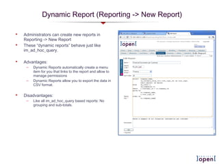 ]po[ Developers: Reporting, Indicators & Dashboards | PPT | Databases ...