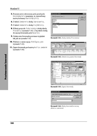Po prostu Access 2002/XP PL | PDF | Databases | Computer Software and Applications