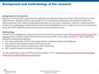 Source-to-Contract (S2C) Outsourcing – Significant Value Potential but ...