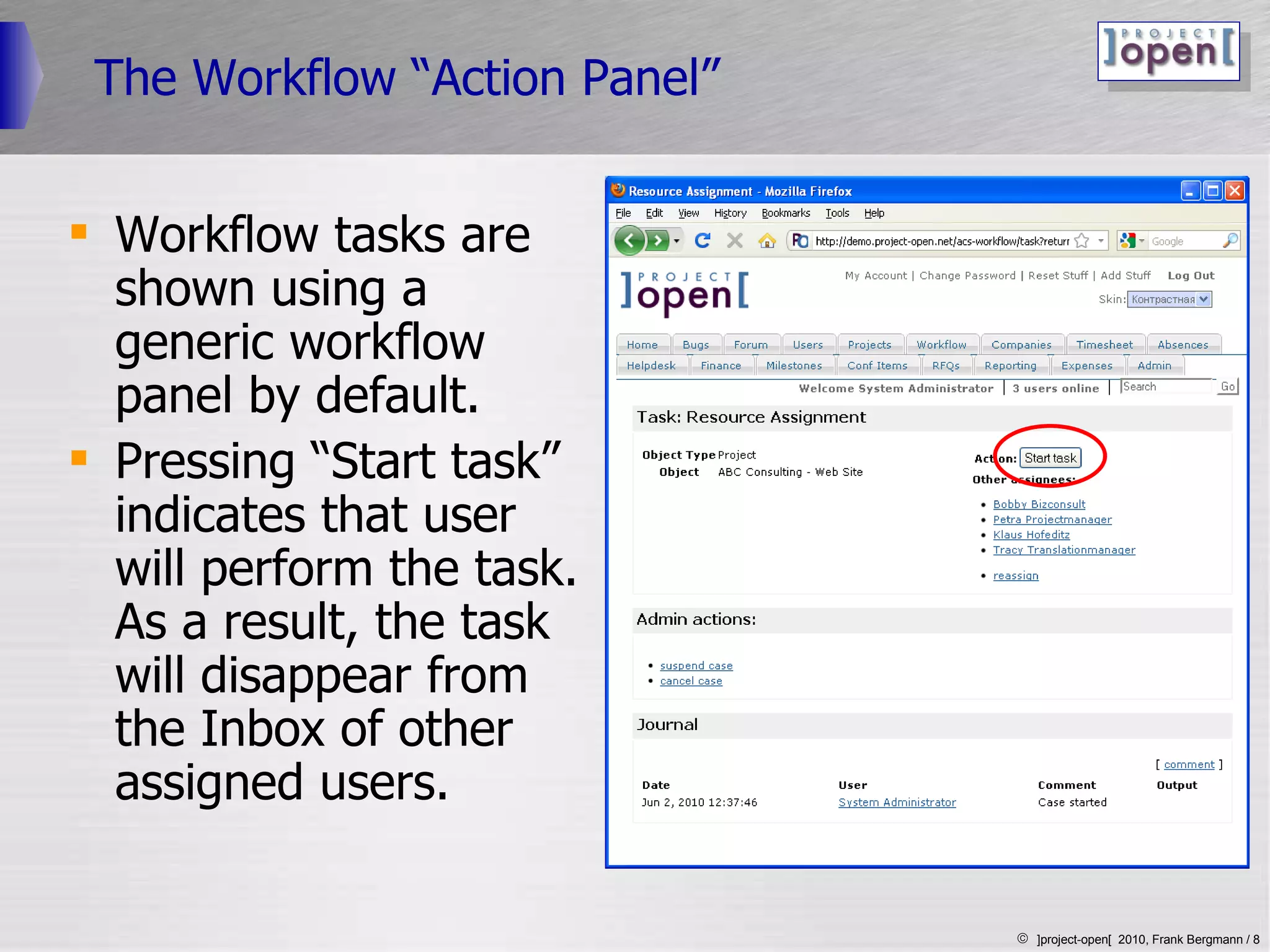 ]project-open[ Workflow Developer Tutorial Part 1 | PPT