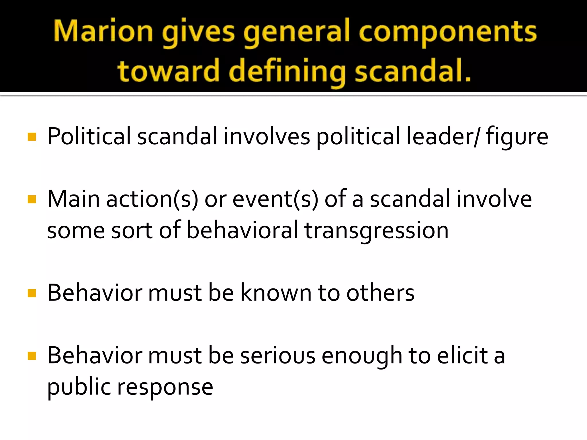 PO 397 Defining Scandal and Corruption | PPTX