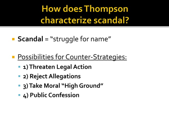 PO 397 Defining Scandal and Corruption | PPT